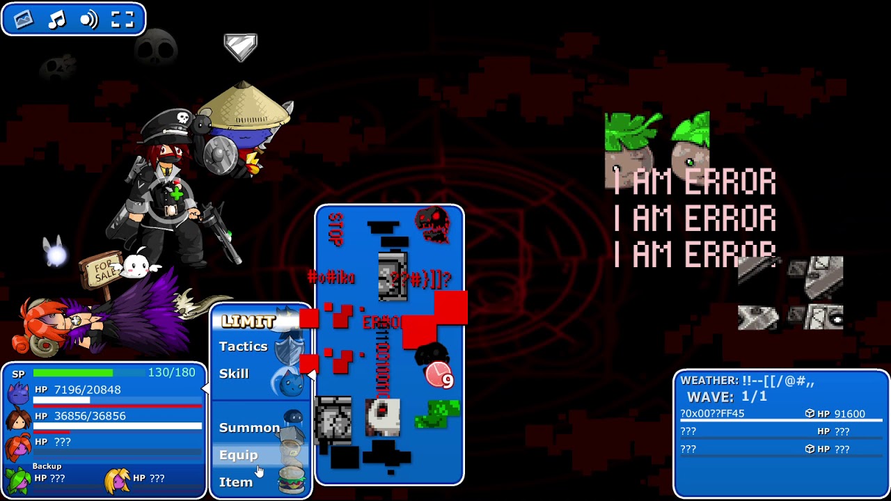 Epic Battle Fantasy 5: The Glitch Secret Boss Battle (Epic Difficulty ...