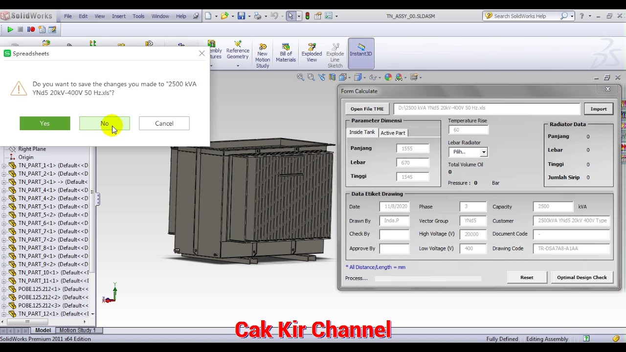 Otomatisasi dan Optimasi Design - YouTube