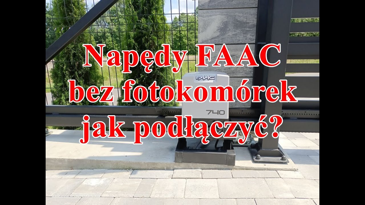 10. FAAC 740/741/414/415/G-BAT-300/G-BAT-400 Jak Uruchomić. Brama przesuwna. faac - YouTube