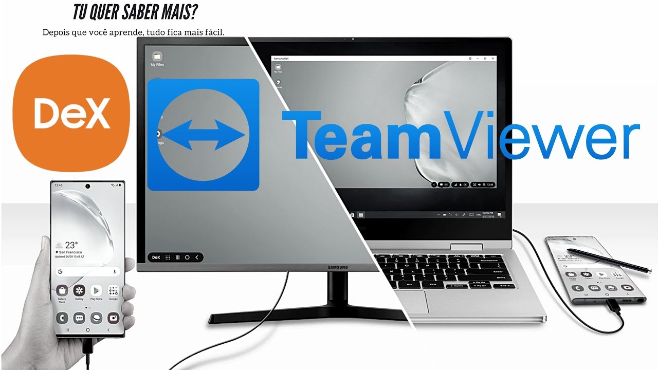 Como utilizar o TeamViewer no Samsung DeX @Samsung - YouTube
