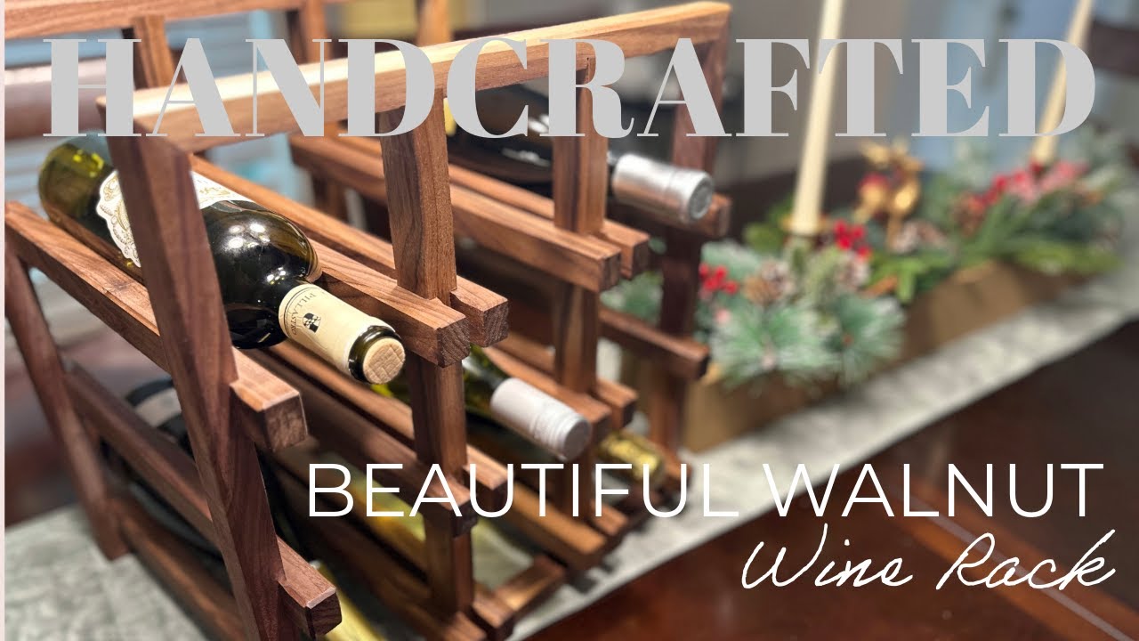 Amazing Wine Rack Build: Turning Rough #Wood into Something Beautiful ...
