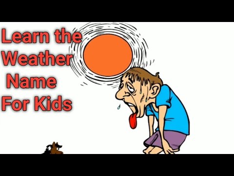 Learn the Weather name for Kids | Weather English | Weather - YouTube
