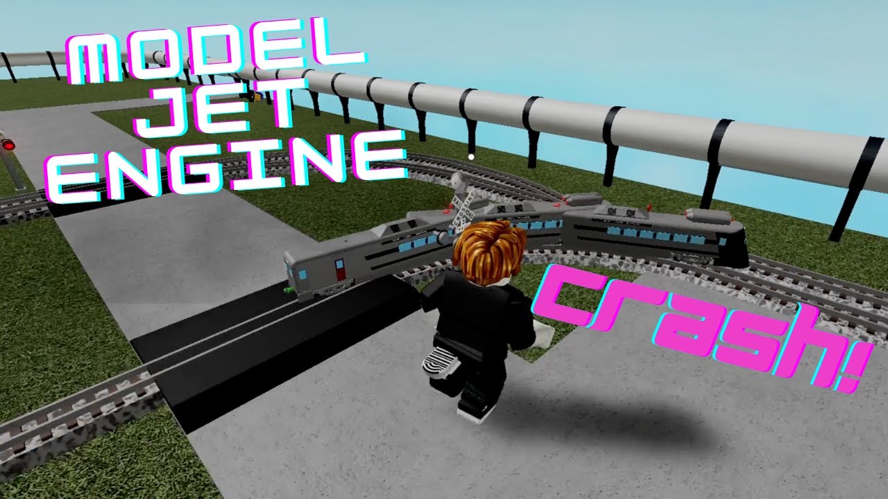 Extreme Model Train Jet Engine Game in Roblox! Train Crashes & Epic ...
