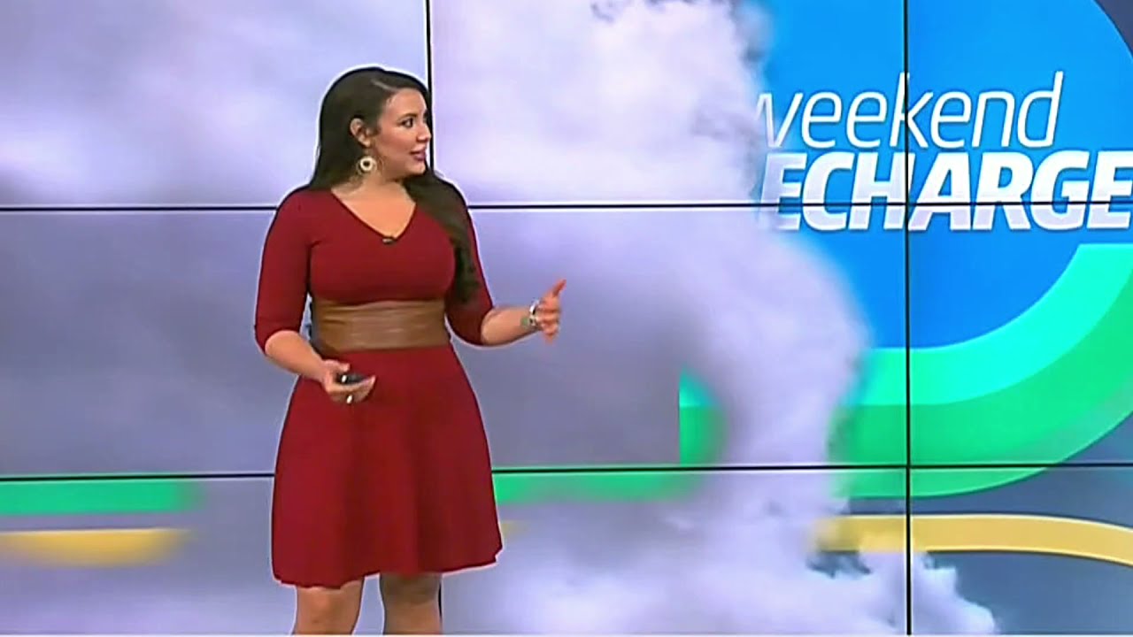 Felicia Combs - 060621 Short Brown Dress - Weather Channel - Yo-yo ...