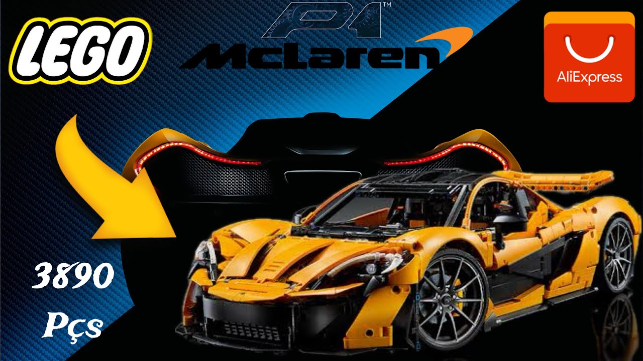 MCLAREN P1(42172)de Lego do AliExpress com 3890 pçs o melhor carro ...