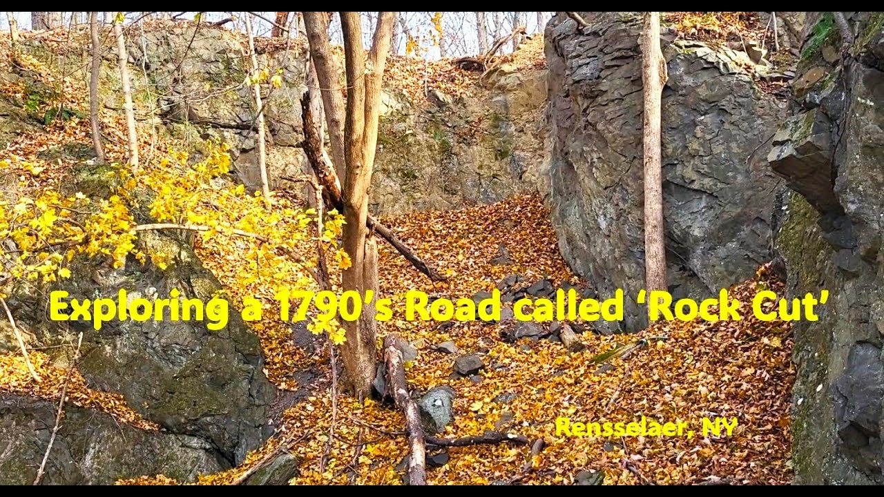#Exploring a 1790’s #Road #called ‘Rock Cut’ #Rensselaer #NY #Abandoned ...