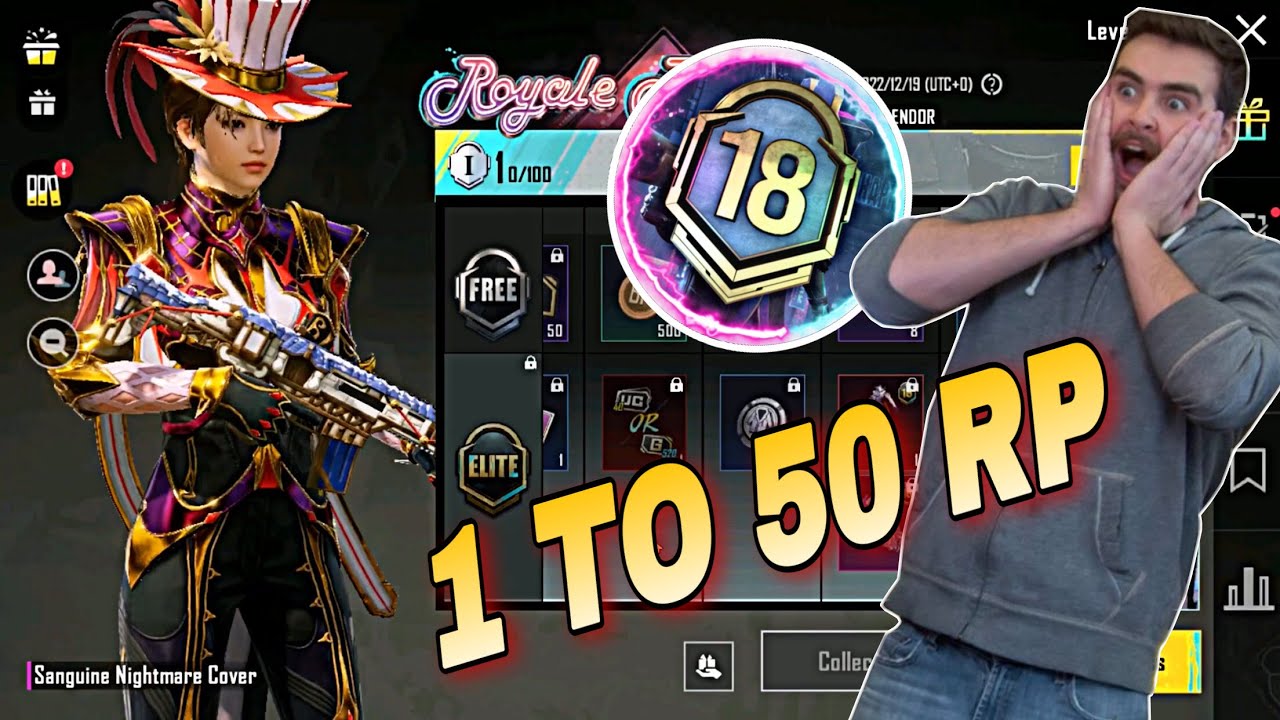M18 Royal Pass | 1 to 50 RP Rewards | 2 Mythic Outfits | PUBG MOBILE ...