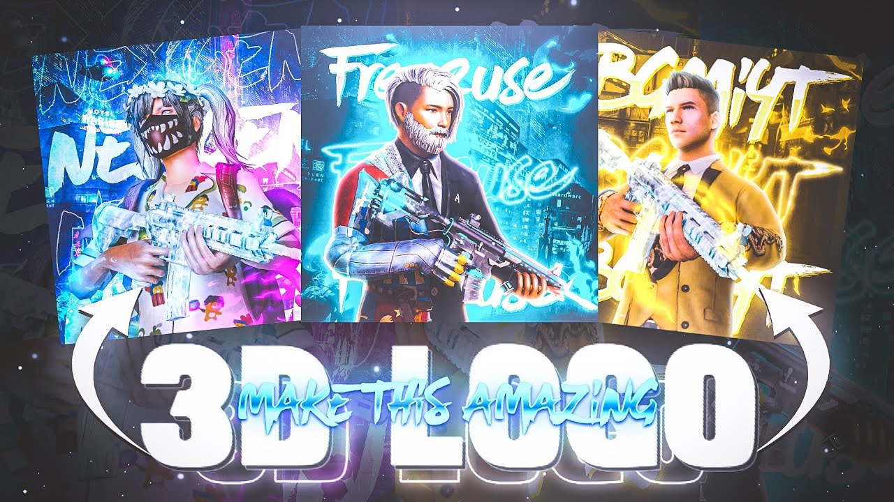 Make Gaming 3D PUBG/BGMI LOGO ⚡| How to Make Gaming 3D PUBG/BGMI LOGO ...