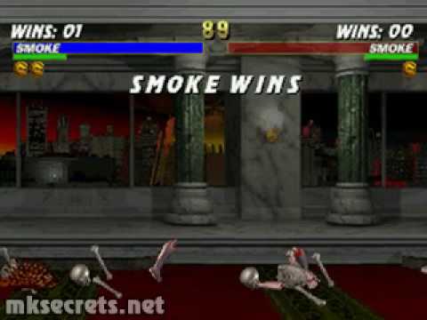 Mortal Kombat Trilogy - Animality - Human Smoke - YouTube
