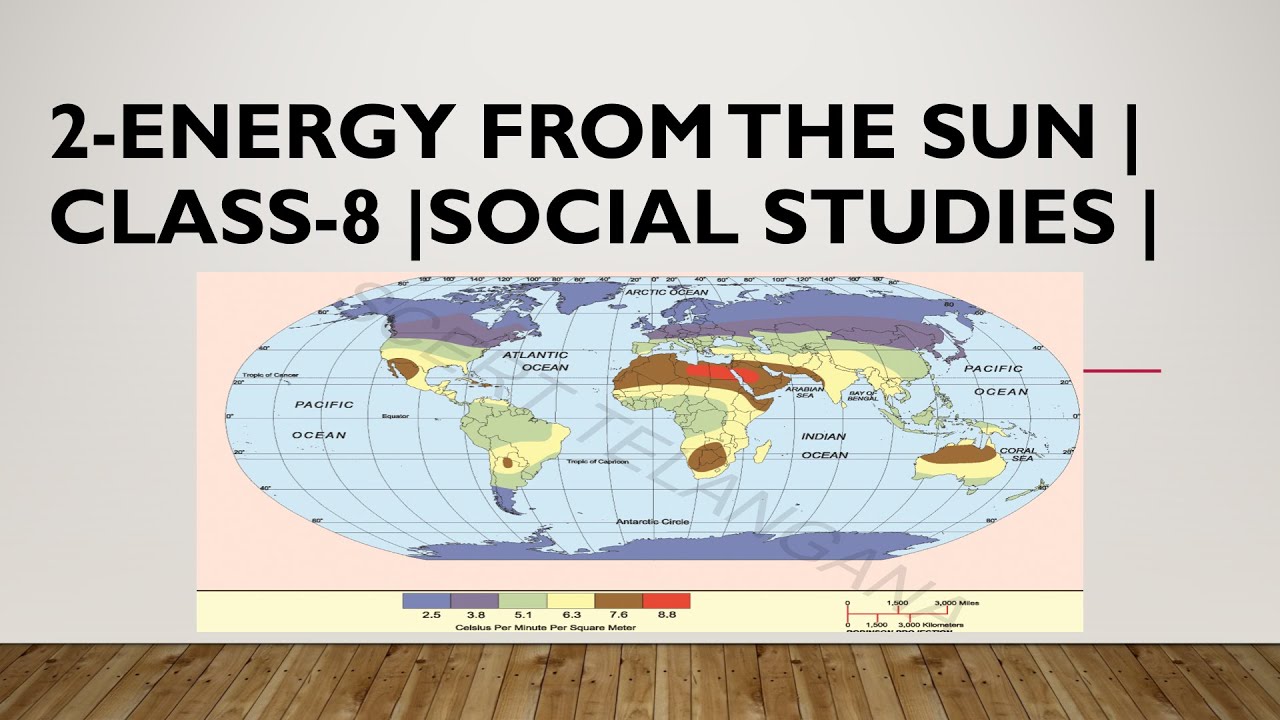 2-ENERGY FROM THE SUN | CLASS - 8 | SOCIAL STUDIES | - YouTube