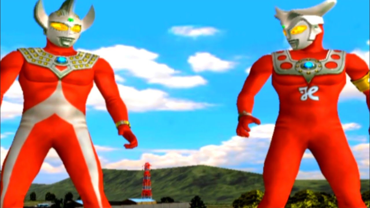 TAG TEAM ウルトラマンfe3 - Ultraman taro & Ultraman leo vs fake dyna (1080fps ...