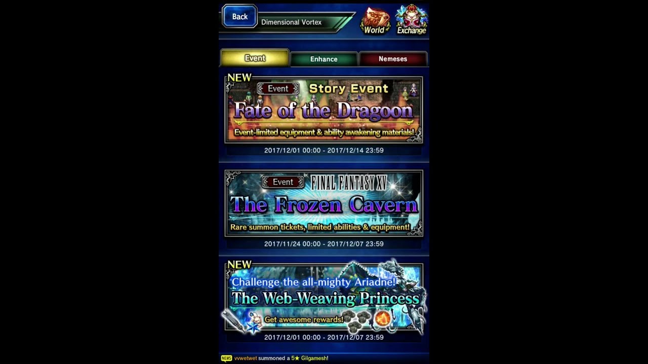 [FFBE] F2P Fighting the Web-Weaving Princess -- Ariadne (Hard - All ...