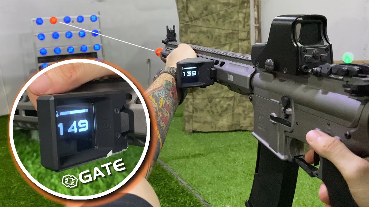 CONTADOR DE MUNIÇÃO PARA AIRSOFT ::: STATUS GATE - YouTube