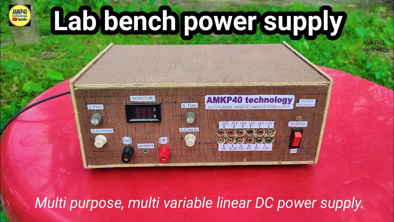DIY homemade multi purpose multi variable linear DC power supply ...
