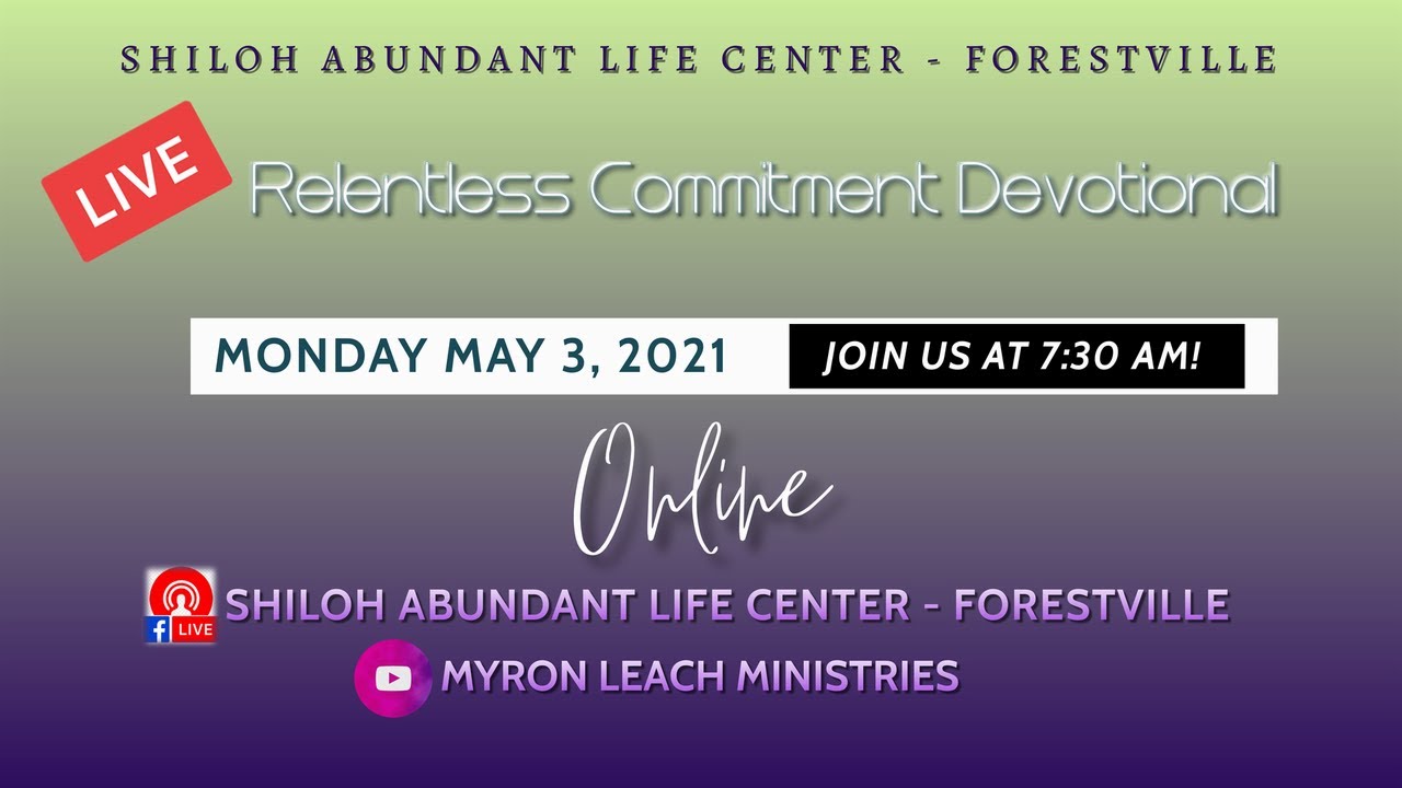 SALC-Forestville | Relentless VISION Devotional - YouTube