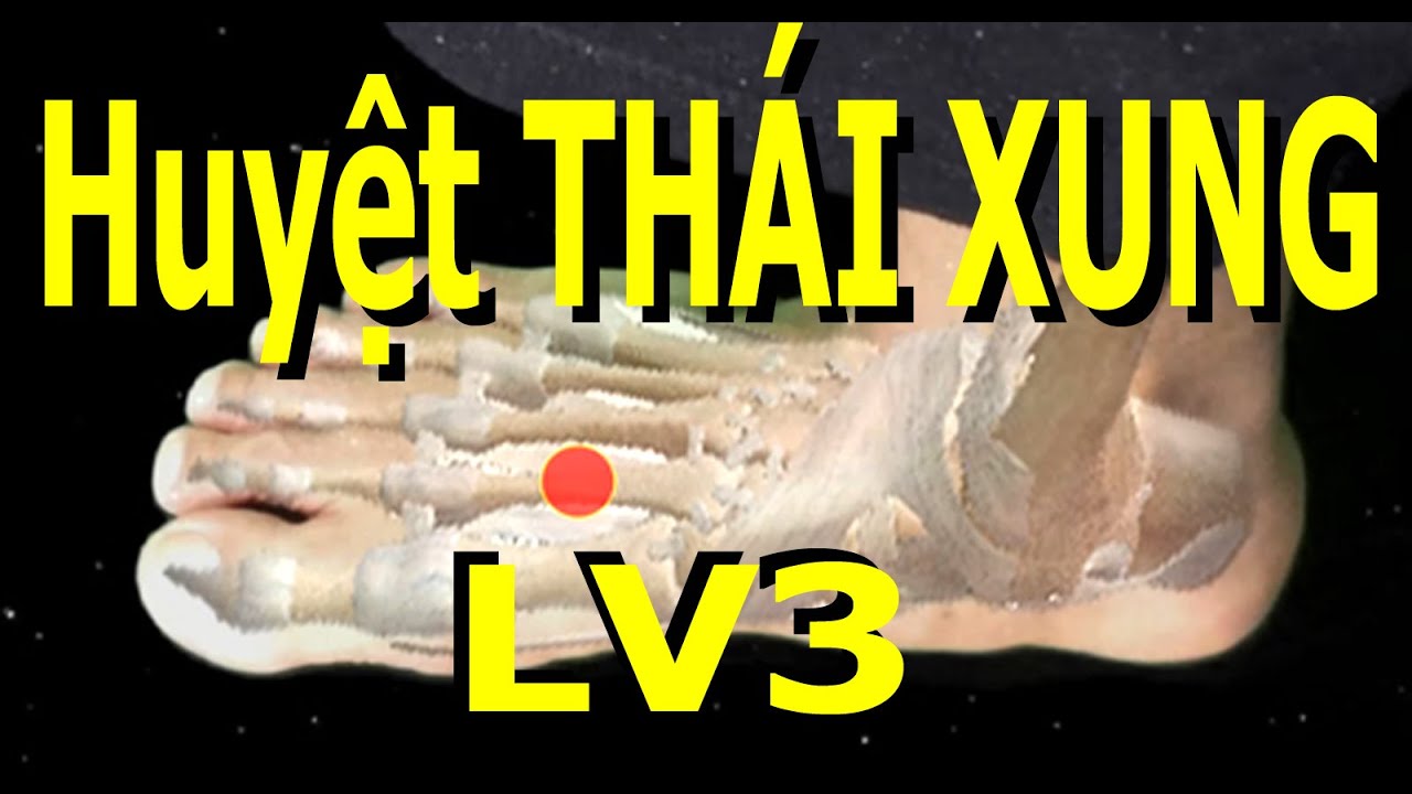 LV3 | Huyệt Thái xung | Kinh Túc quyết âm can | Acupoint VIKUDO - YouTube