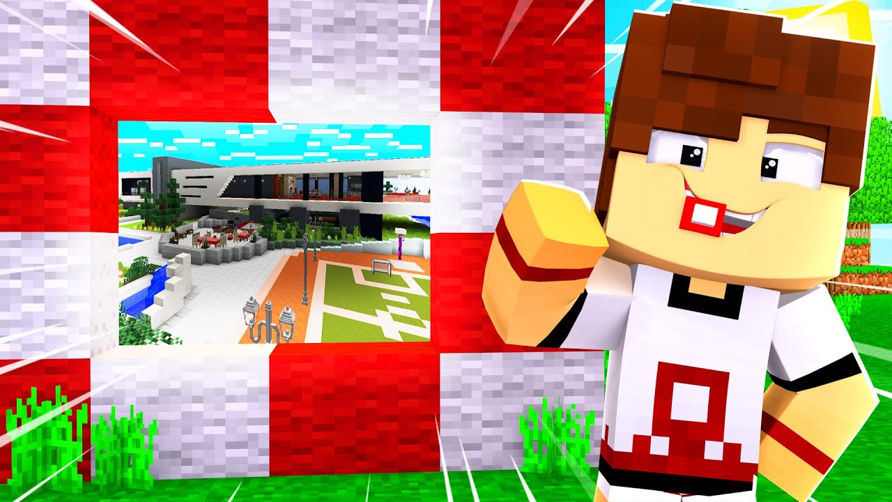CONSTRUÍ UM PORTAL PARA O MUNDO DO BEBÊ RICK NO MINECRAFT - YouTube