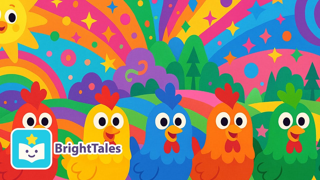 Let’s Get Clucky! 🐔 | Fun Color Song for Toddlers | BrightTales Kids ...