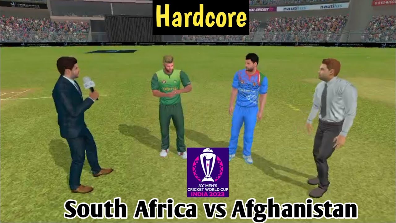 Afghanistan vs South Africa WC23 Match highlights in rc22 hardcore # ...