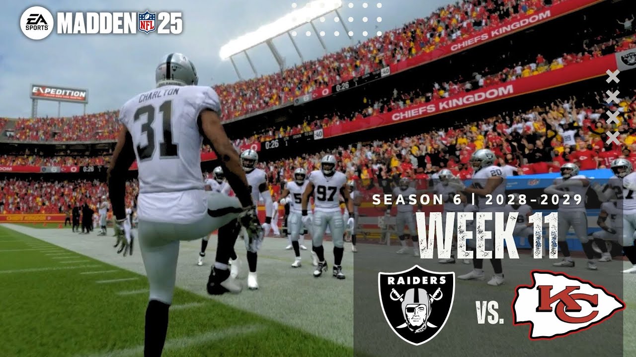 DEVASTATING SEASON ENDING INJURY! | Madden 25 Raiders Franchise S6W11 ...