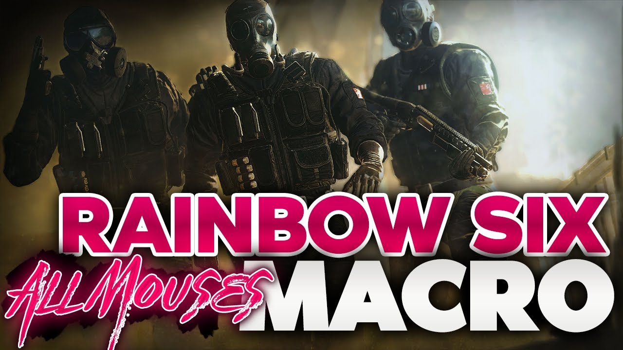 Rainbow Six No Recoil Macro Script - All Mouse Work - YouTube