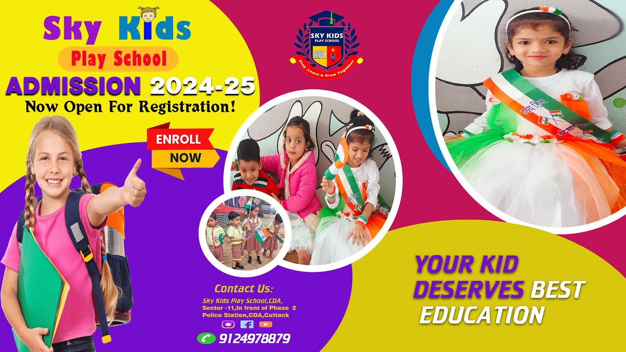 Sky Kids Play School | CDA | Cuttack - YouTube