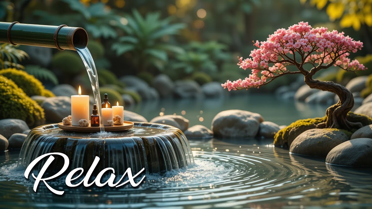 Spa Piano Music to Heal Body & Comfort Mind 🌿 Relaxing Sleep Music ...