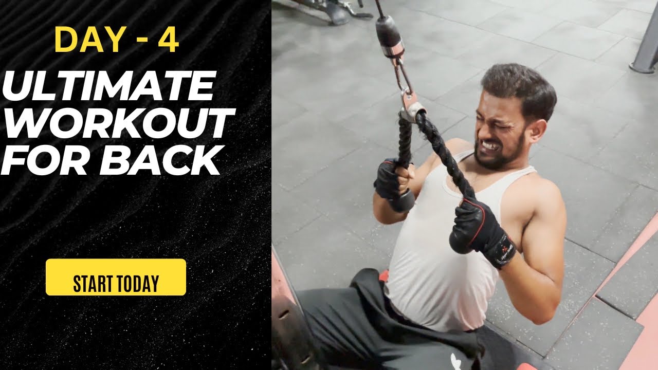 Day - 4 | Back Workout | 60 Day Transformation Series | Try at least ...