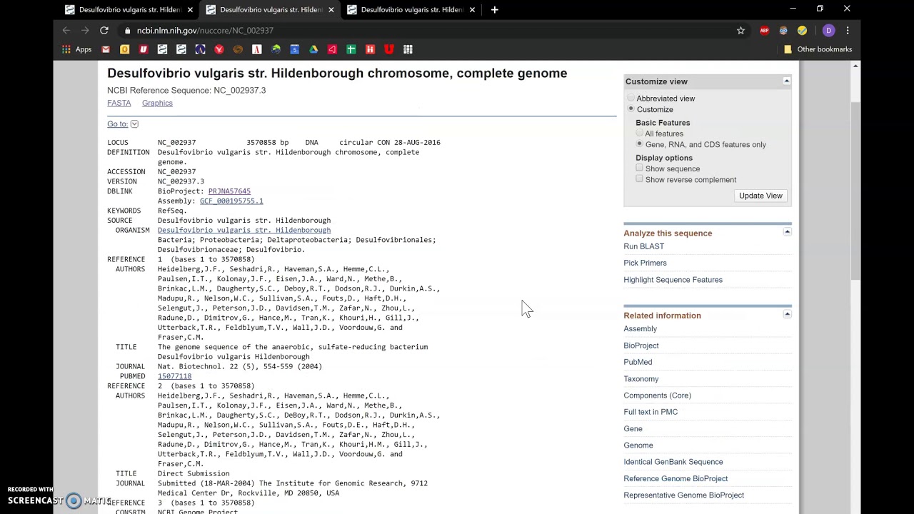 How To Find Locus Tag on NCBI - YouTube