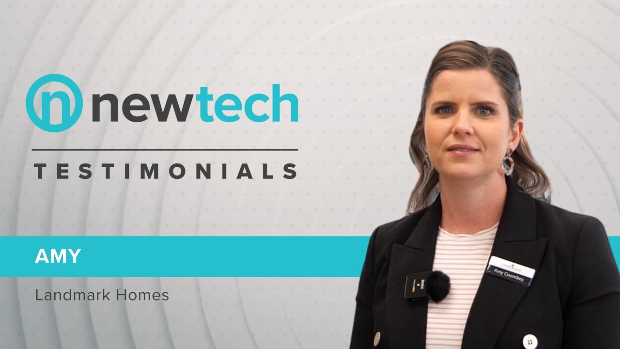 Newtech Testimonial - Amy from Landmark Homes - YouTube