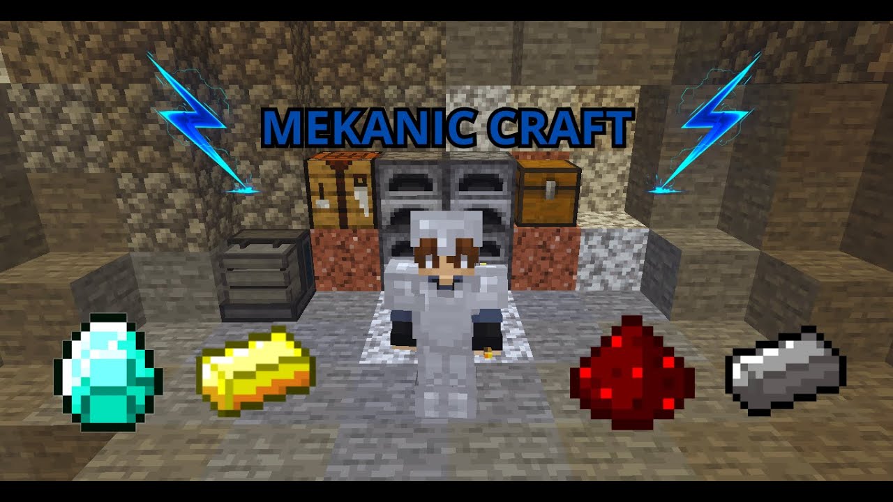 MEKANIC CRAFT - DANDO OS PRIMEIROS PASSOS NO MEKANISM! - YouTube