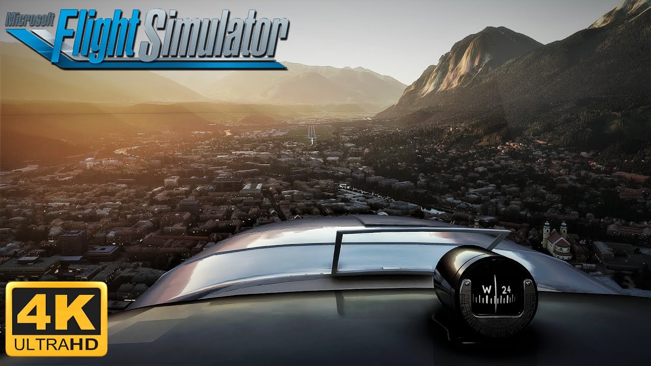(4K) Microsoft Flight Simulator 2020 *MAXIMUM GRAPHICS* Orbx Innsbruck ...