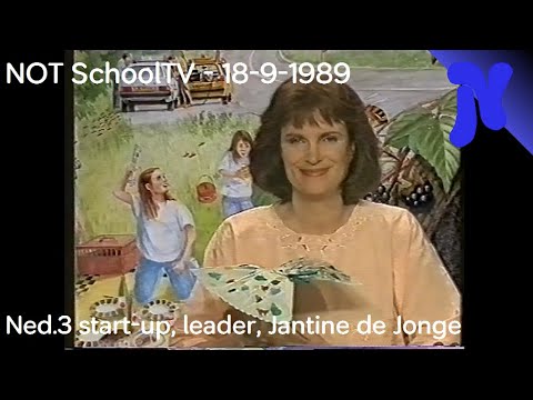 NOT SchoolTV - Ned.3 start-up, leader en aankondiging Jantine de Jonge ...