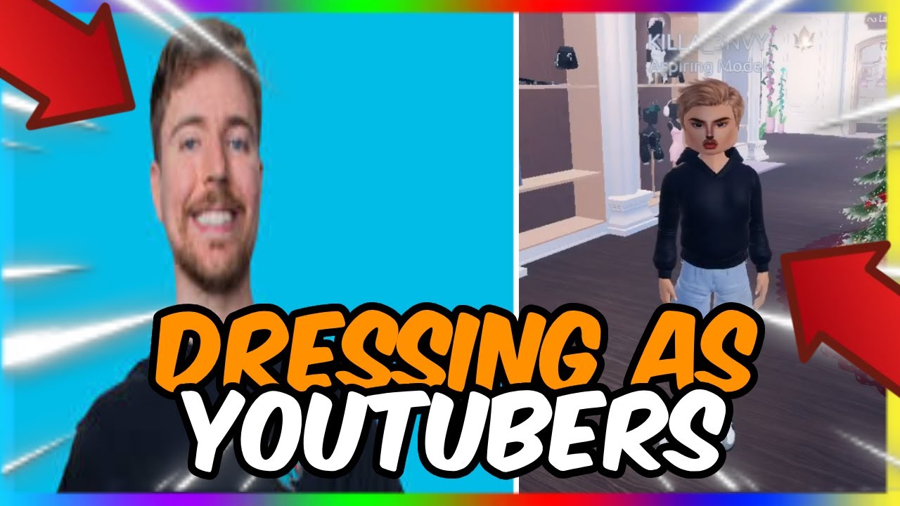 DRESSING UP AS YOUTUBERS IN DRESS TO IMPRESS!! (PART 1) DIFFICULT ...