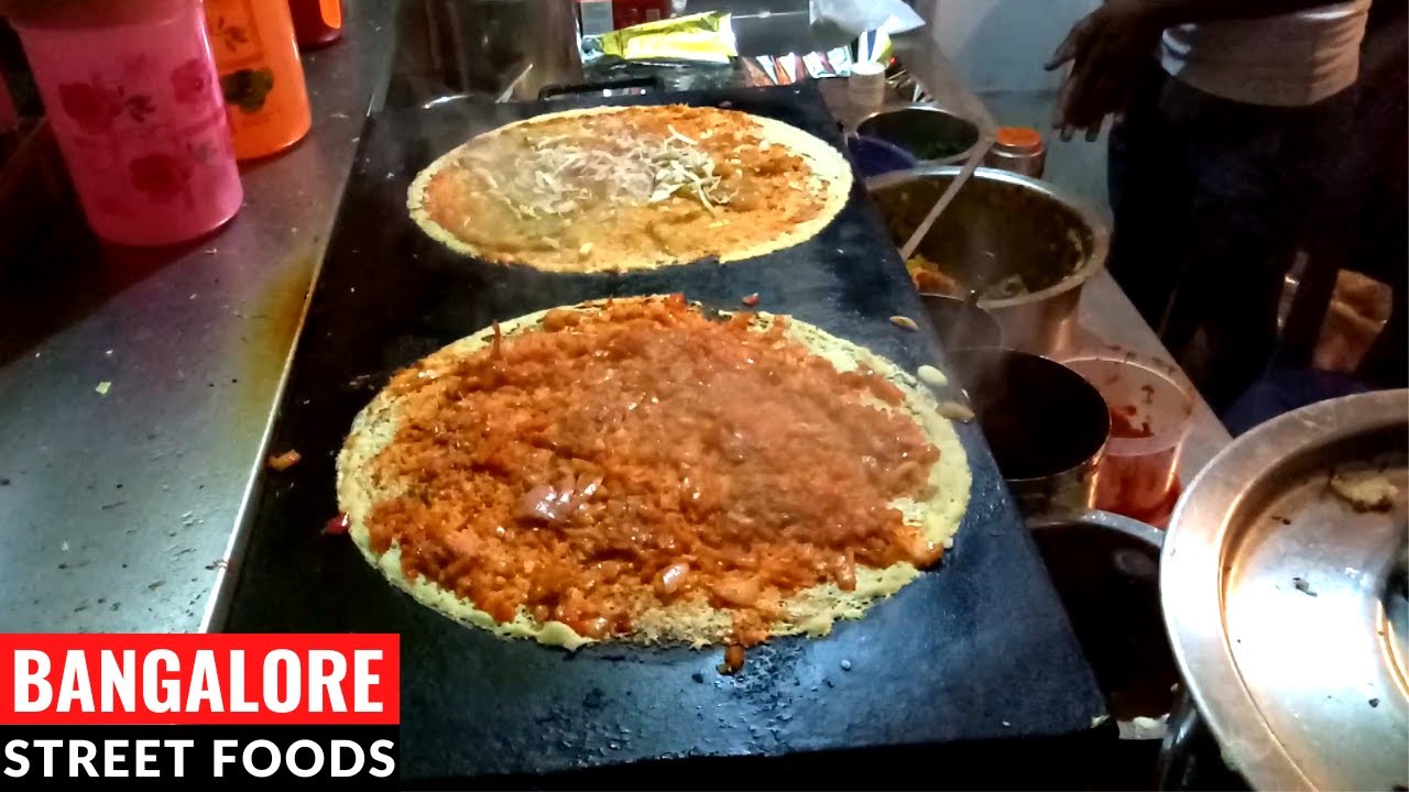 The King of Dosa |Bangalore Street Foods | Chats | Food Vlogs | Street ...