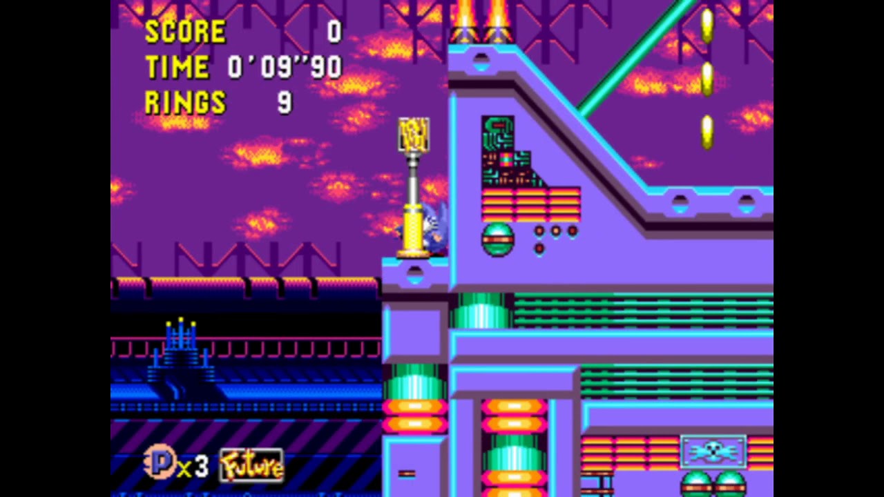 Sonic CD - Metallic Madness 1 Past: 19"85 (Speed Run) - YouTube