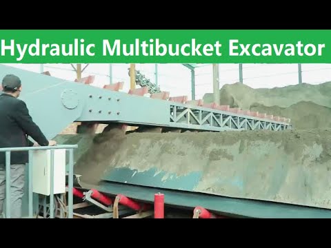 Hydraulic Multibucket Excavator of brick Production line 3 #brickmakingmachine #excavator - YouTube