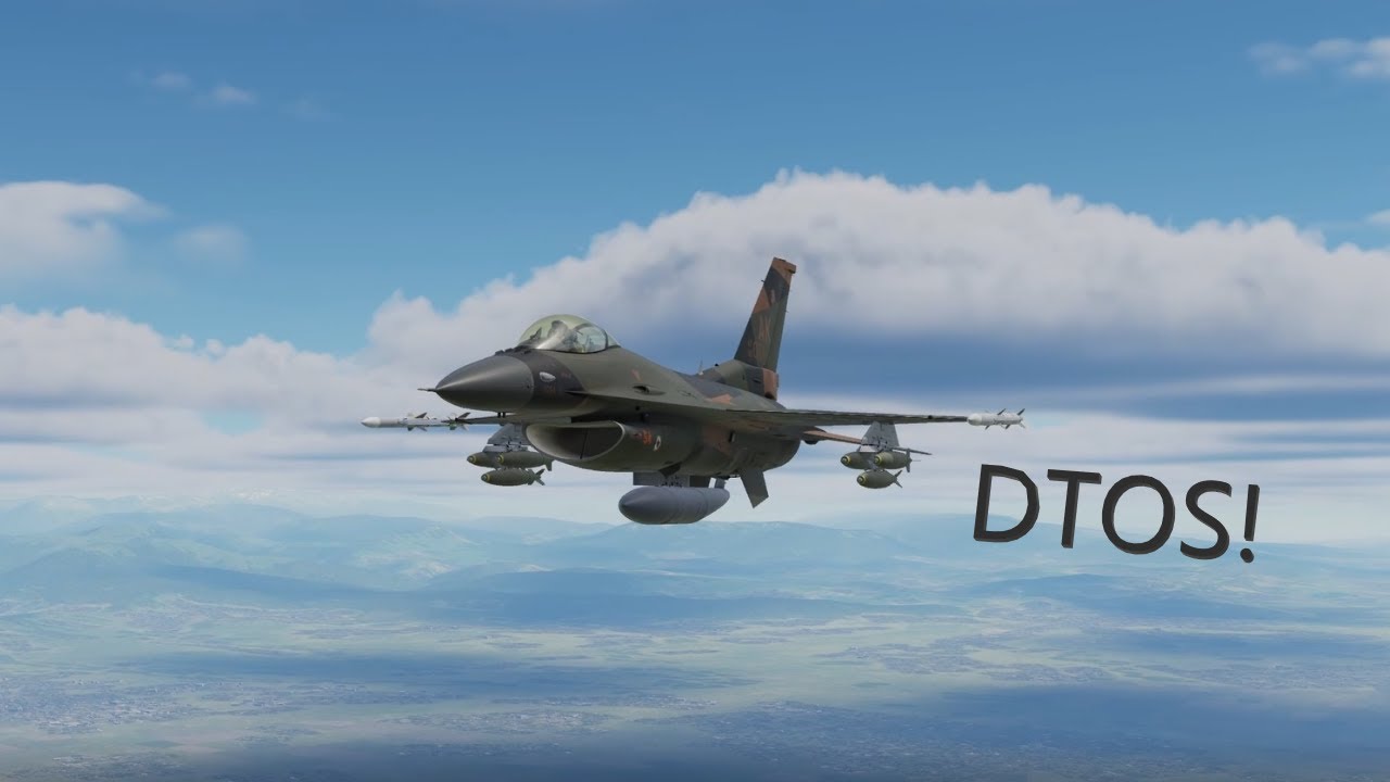 DCS World | F-16C Viper DTOS Bombing Practice - YouTube
