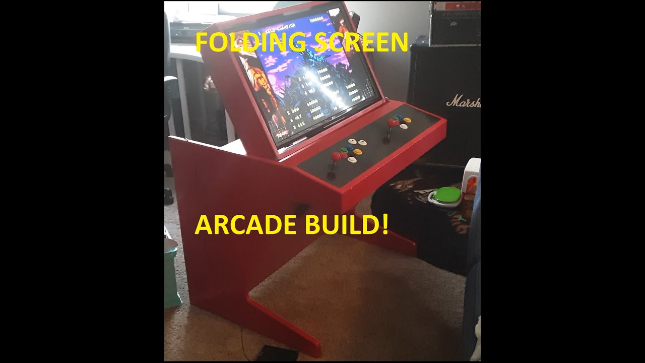 Folding Screen Arcade Build Log - YouTube