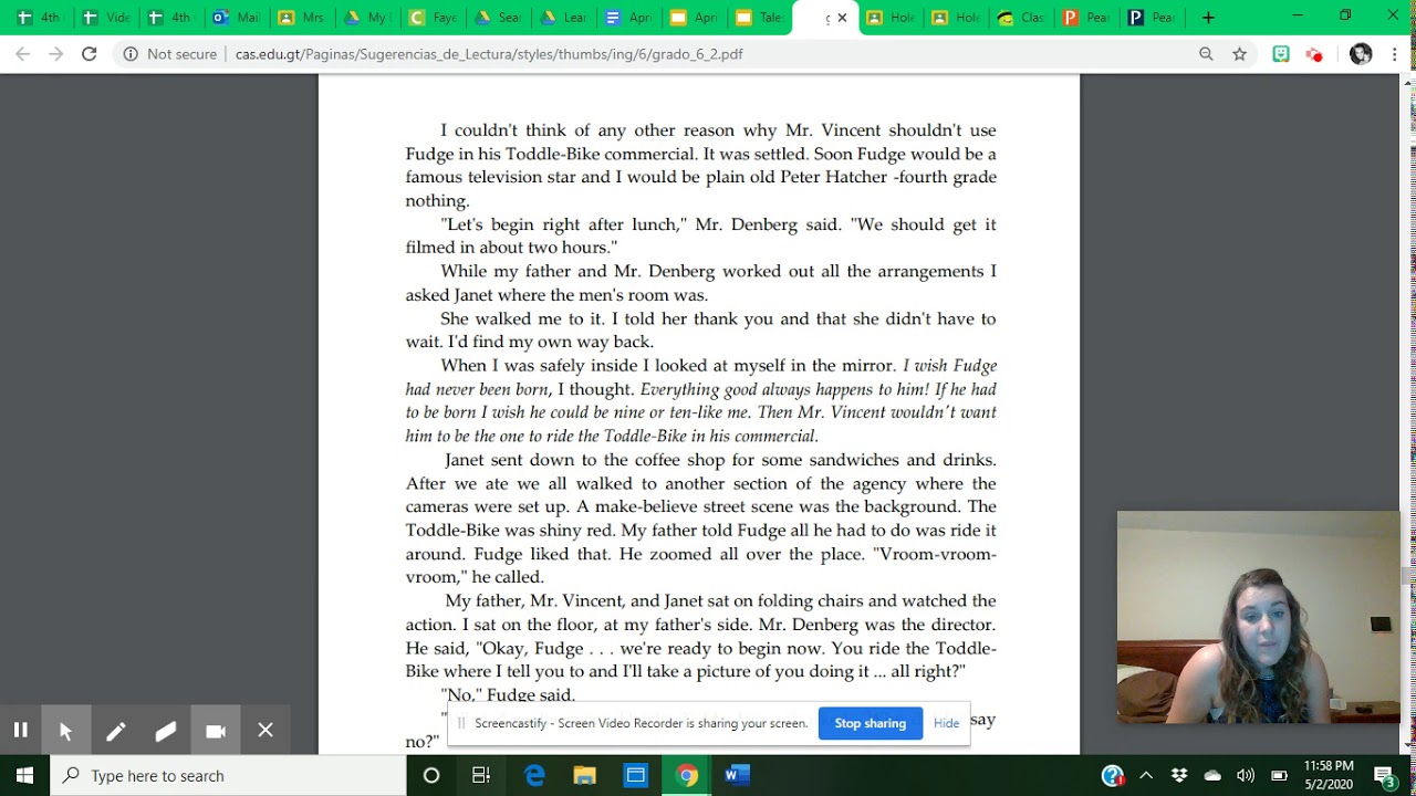 Tale of a Fourth Grade Nothing: Chapter 8 - YouTube