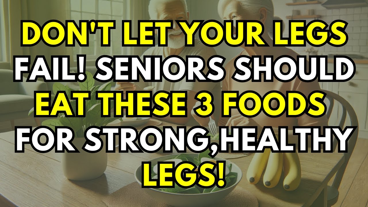 LEGS WEAKEN FIRST! Eat THESE 3 FOODS to Keep Them STRONG - YouTube