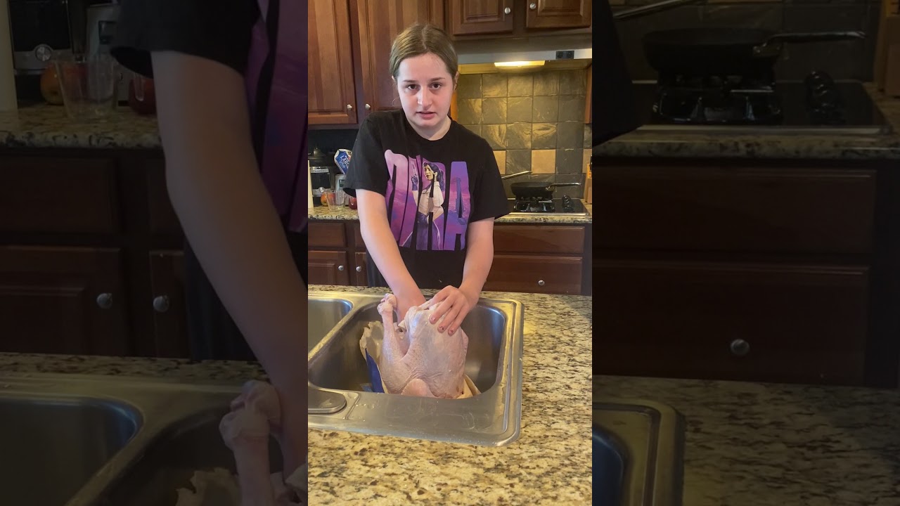 14 Year Old Cleaning Turkey - YouTube