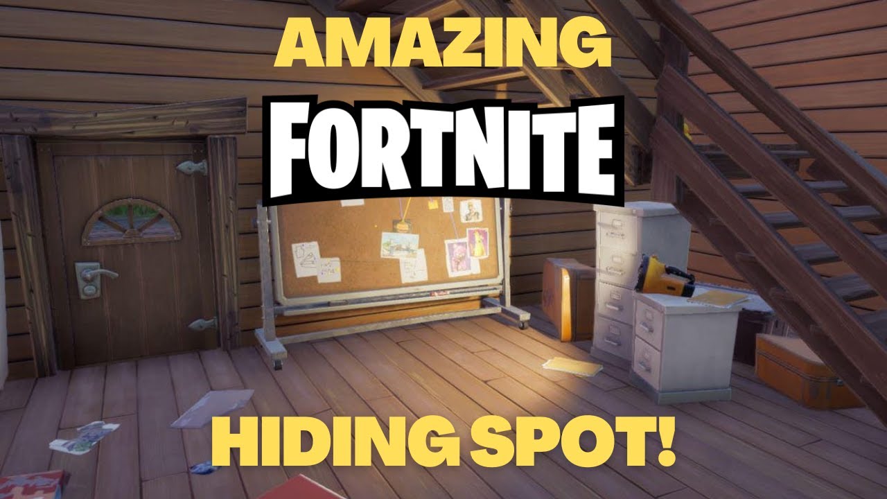 A GREAT Fortnite HIDING SPOT! - YouTube