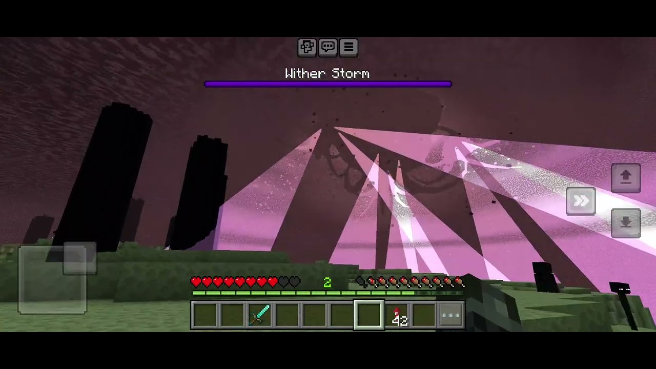 Minecraft bosses winter storm part 1 - YouTube