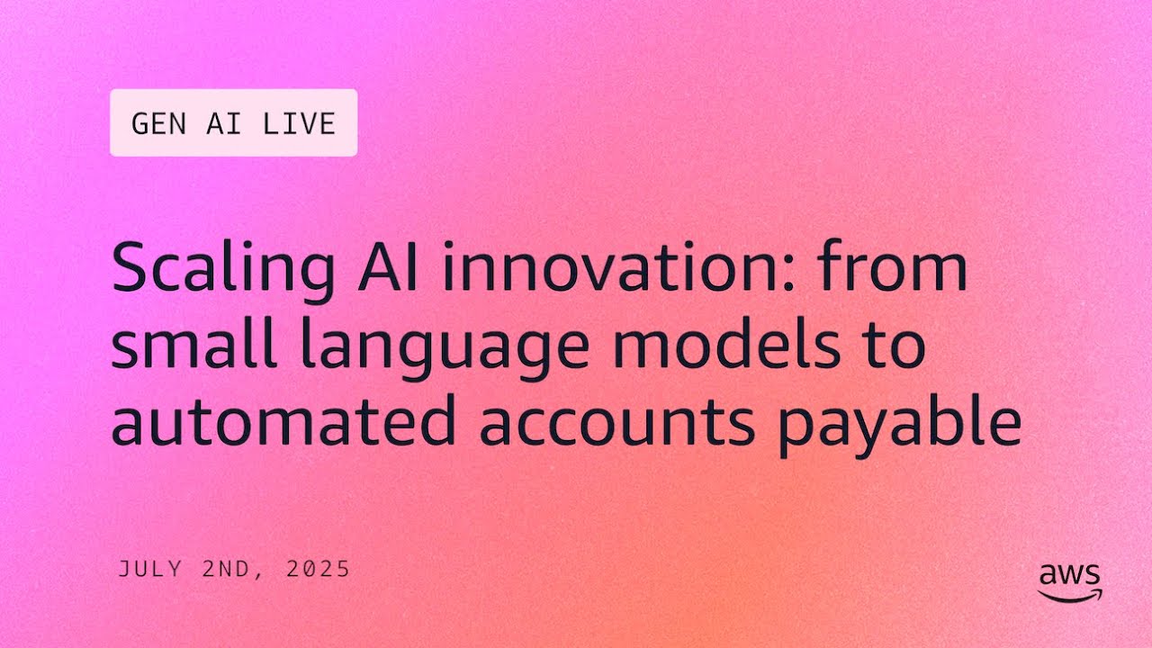Scaling AI innovation: from small language models - automated accounts ...