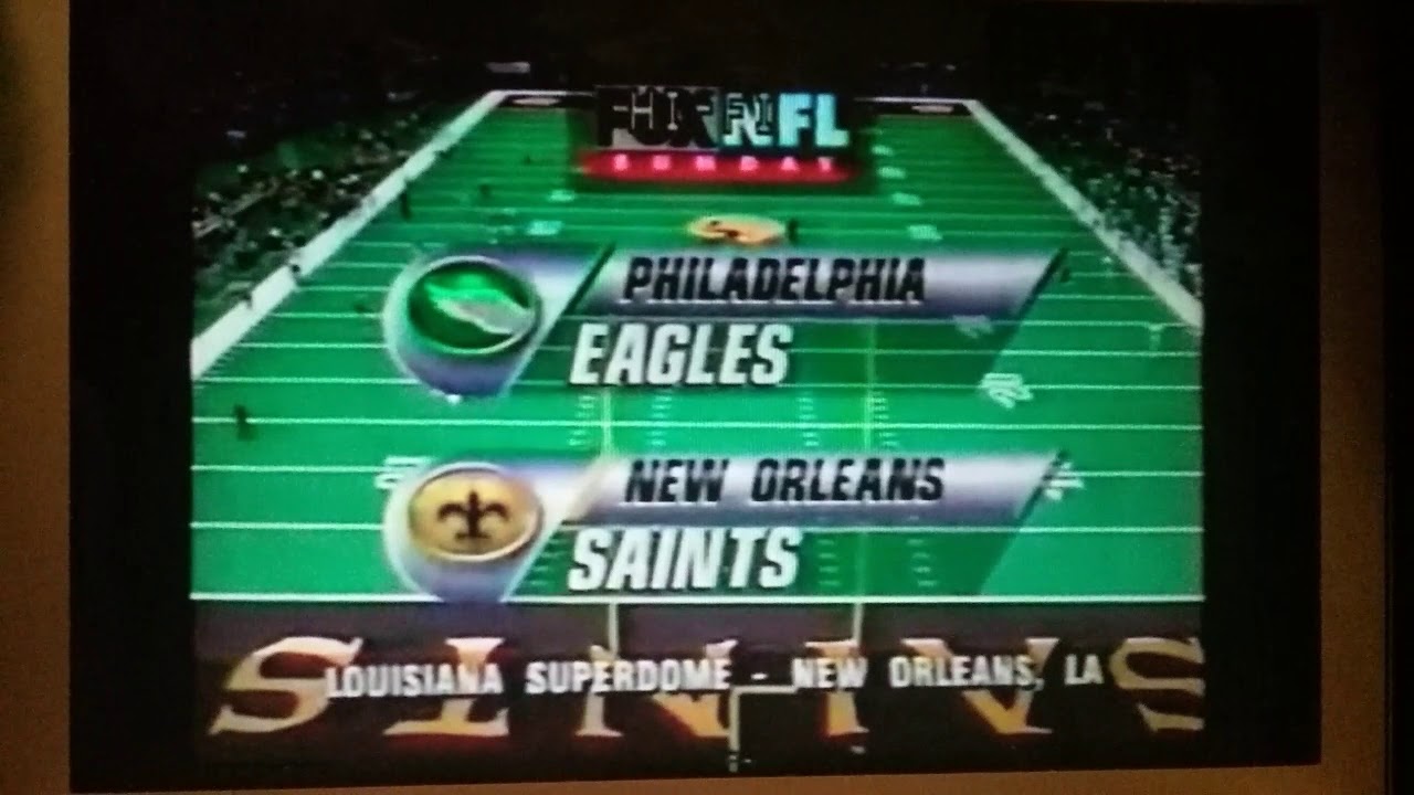 NFL on FOX - 1995 Week 5 Eagles vs Saints - open - YouTube