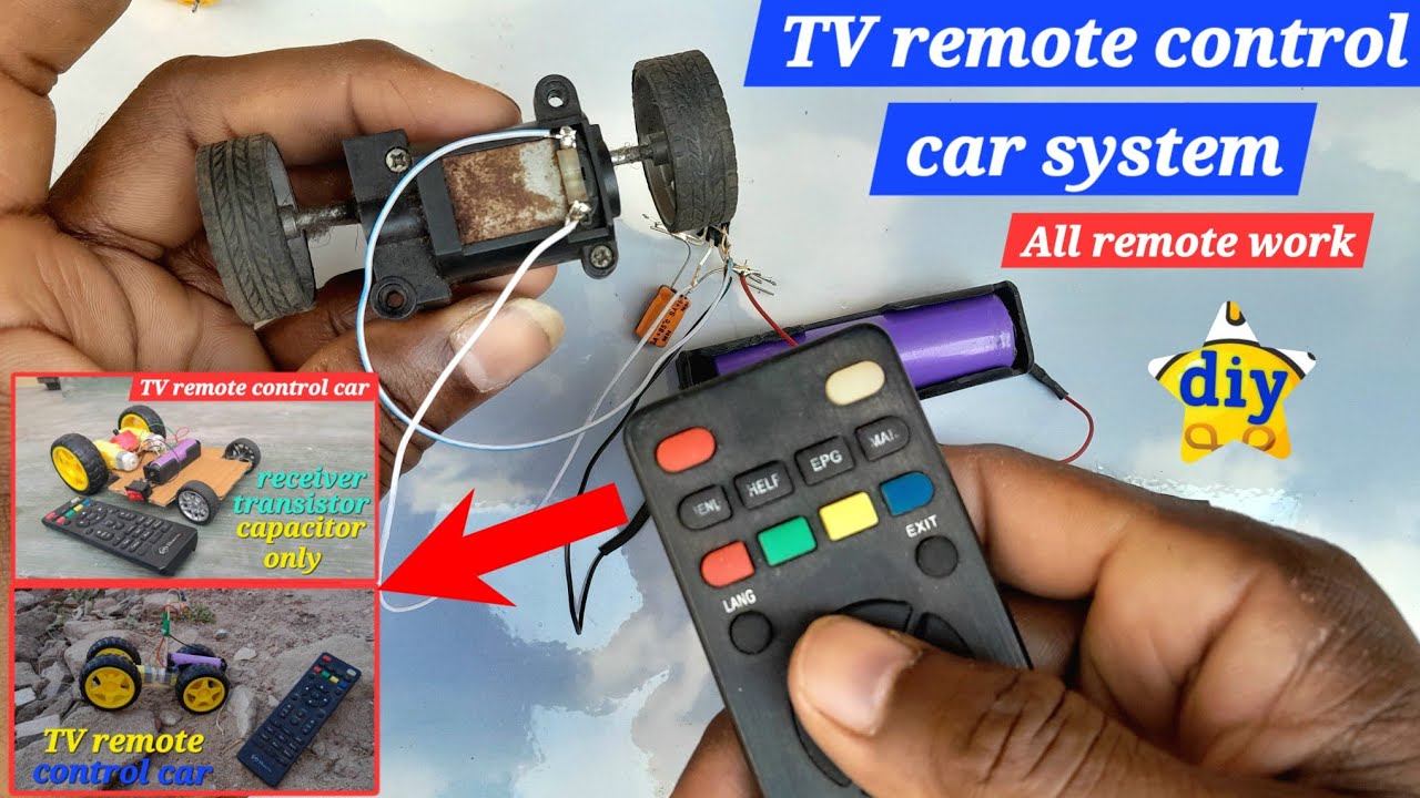 TV remote control car system All remote working - YouTube