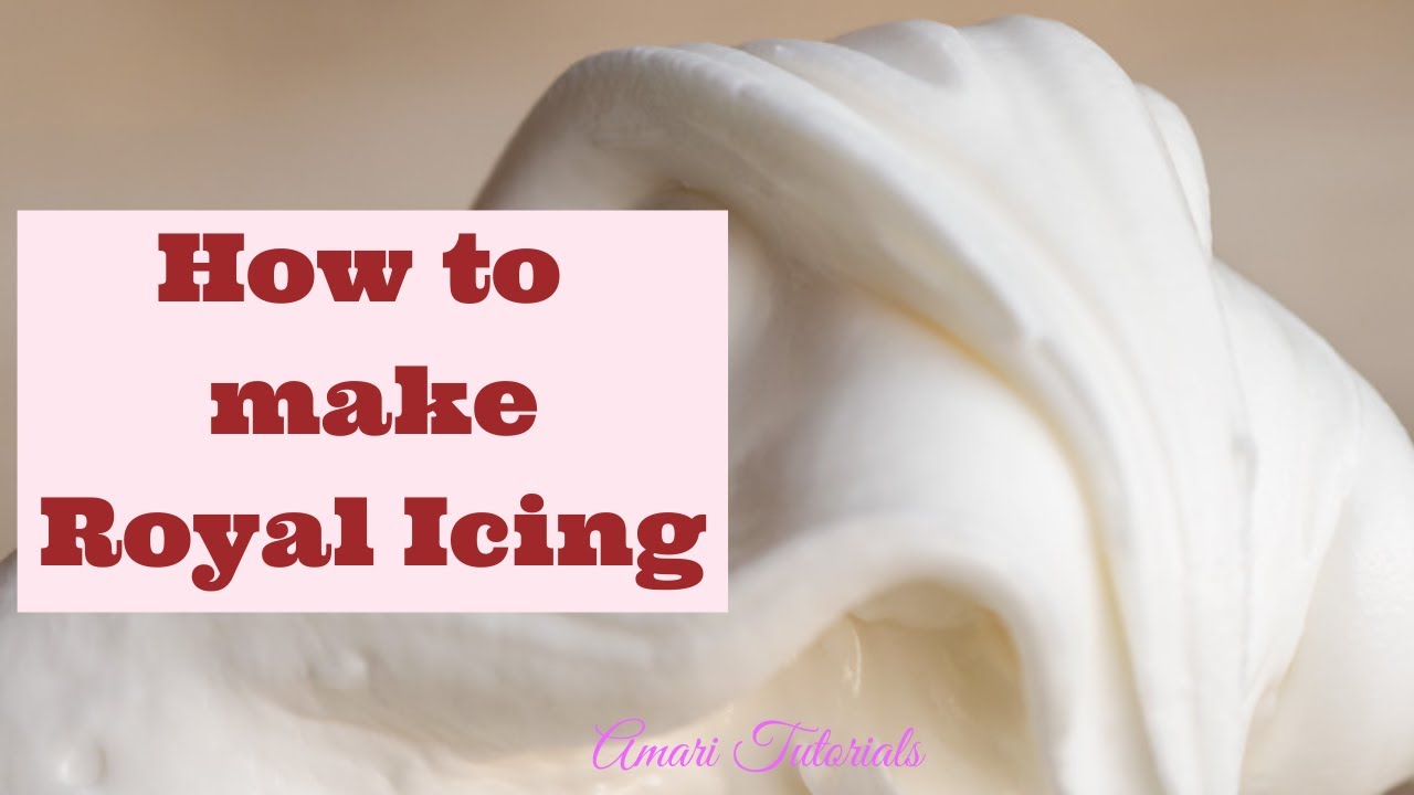 How to make Royal Icing | Royal Icing Recipe | Part 2 - Royal Icing ...