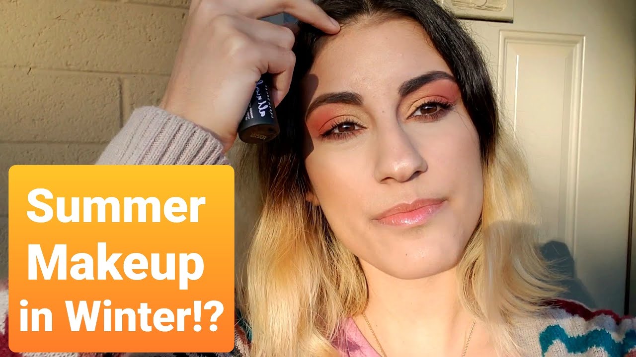EASY ORANGE | ONE COLOUR MAKEUP CHALLENGE - YouTube