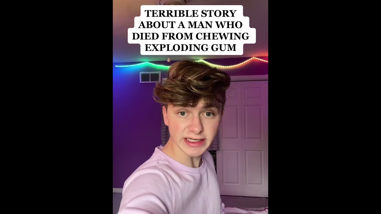 This Man DIED From Chewing Exploding Gum #Shorts - YouTube